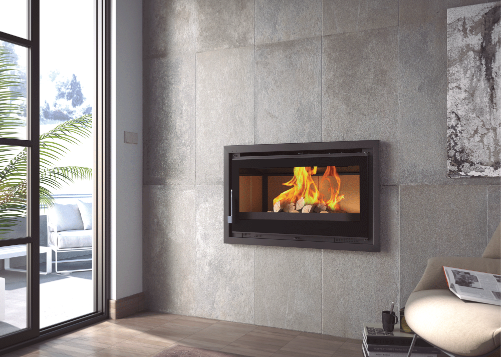 Estufa de leña insertable IT-100 FM – Tu piscina y jardín