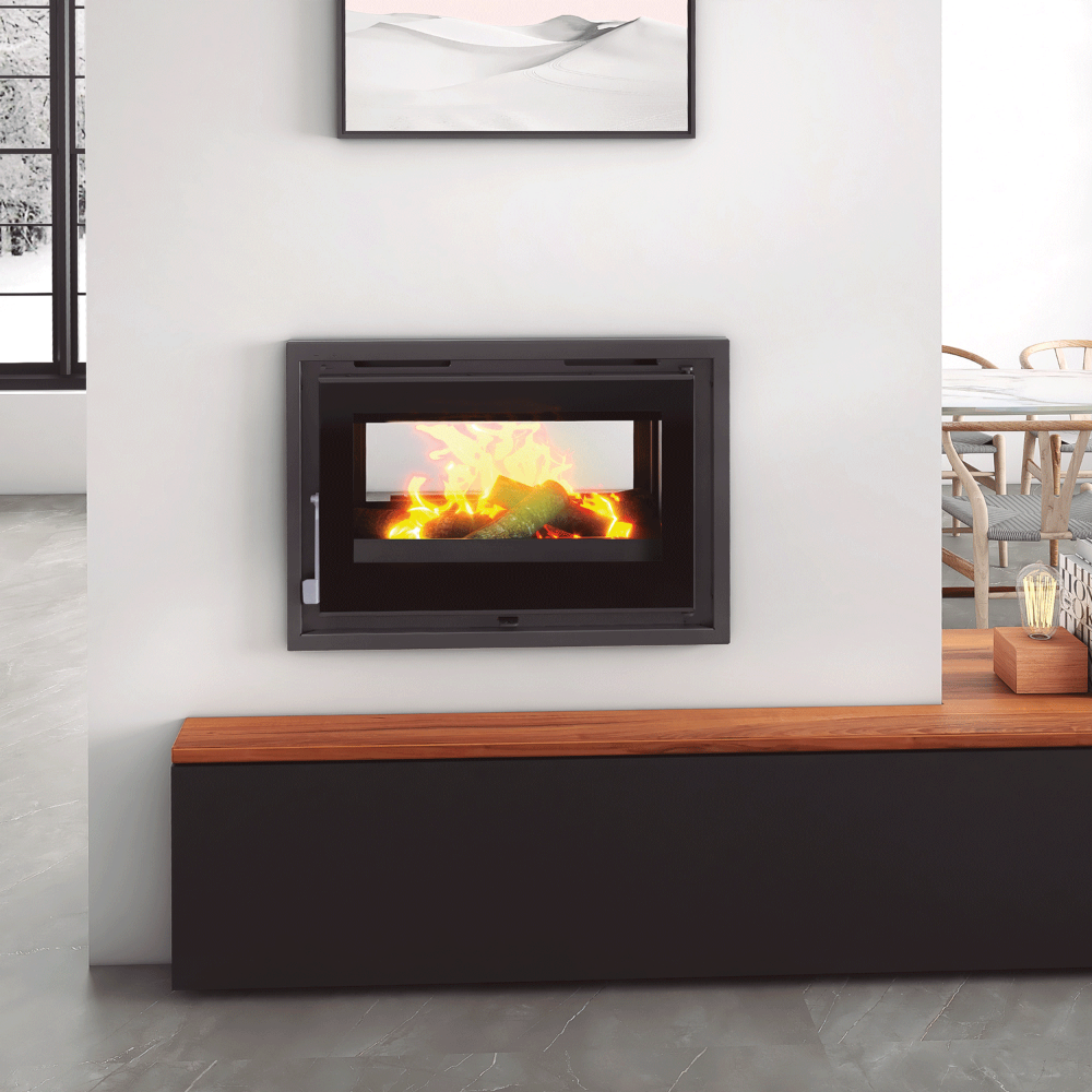 Estufa de leña insertable IT-172 FM – Tu piscina y jardín